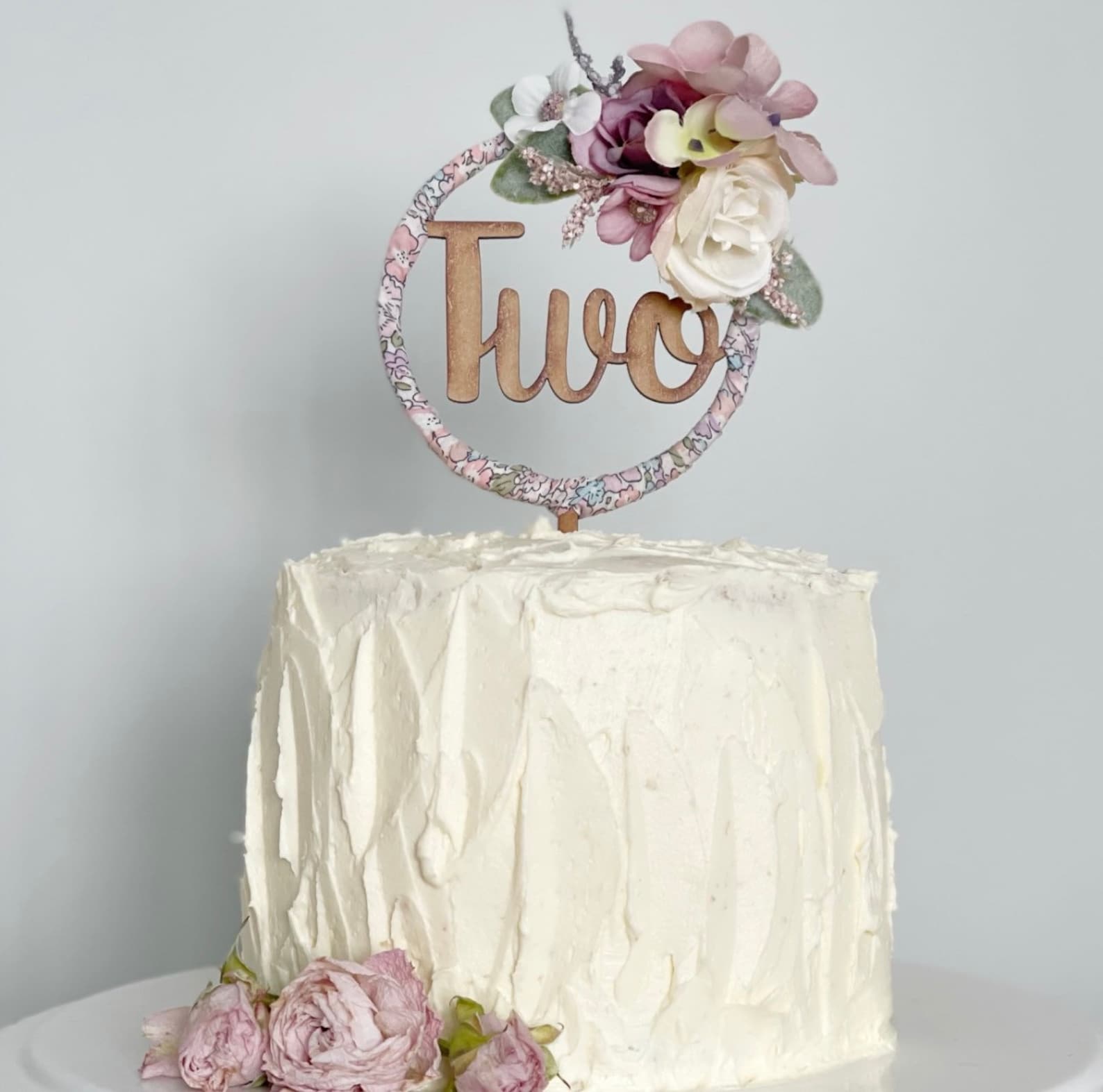 Mini Floral Cake Topper Birthday Cake Topper Number Topper - Etsy