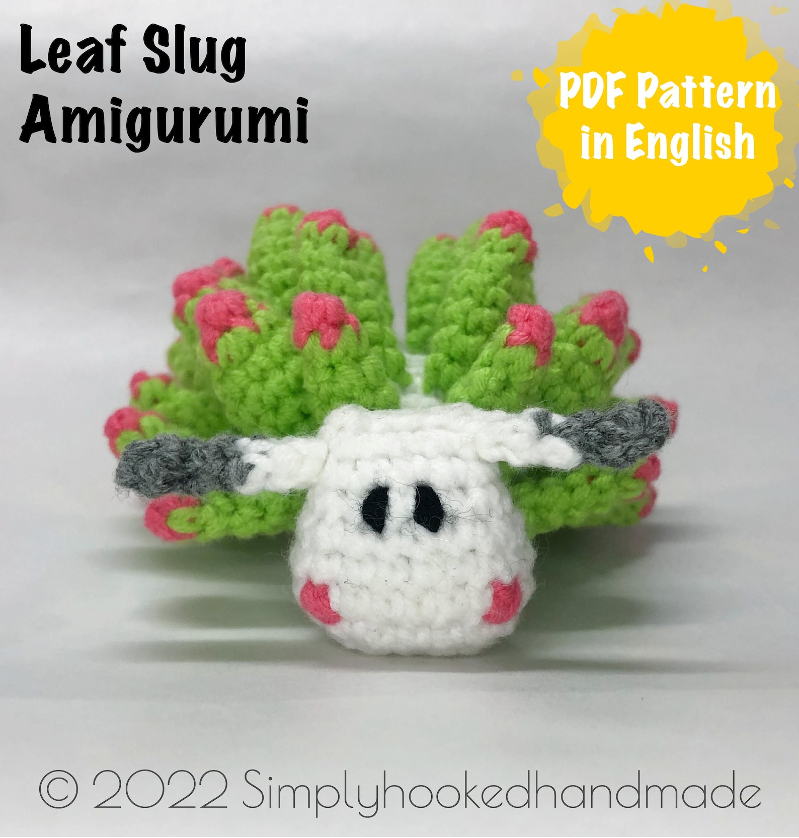 Leaf Slug Crochet Pattern - Etsy