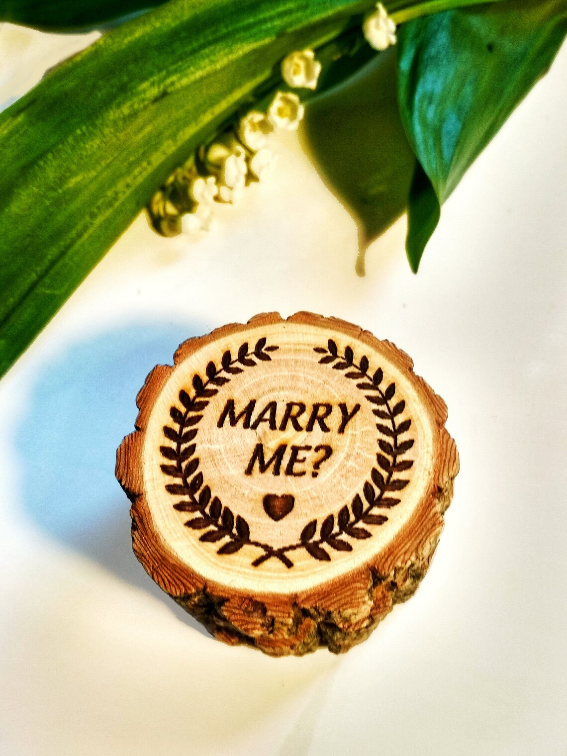 Personalized Rustic Ring Box / Wood Ring Box / Wooden | Etsy