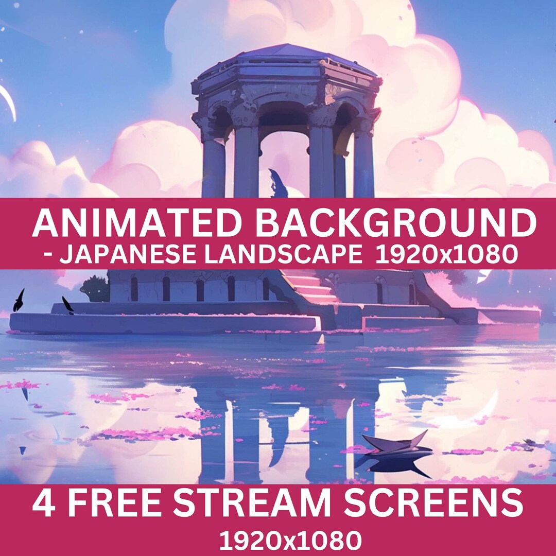Animated Background, Vtuber Background Monument Landscape, Vtuber ...