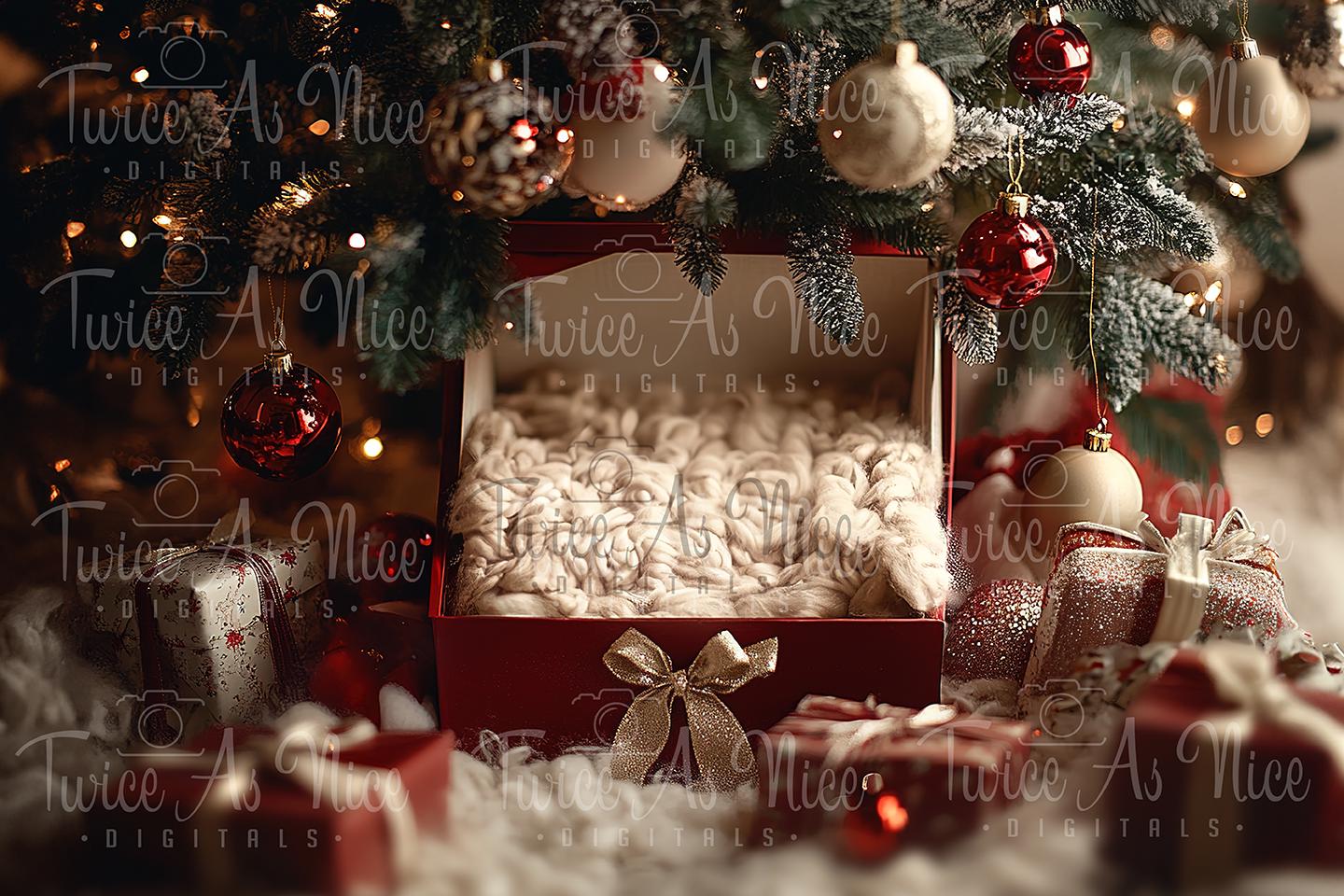 Christmas Newborn Digital Backdrop Newborn Digital Background- Design ...