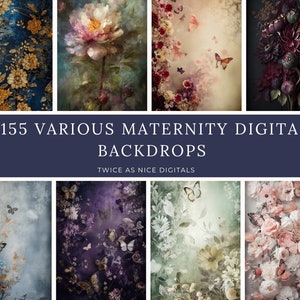 155 Massive Maternity Digital Backdrop Bundle - 155 Various Fine Art ...