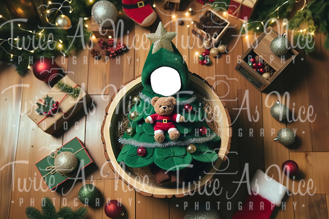 Christmas Digital Backdrop, Child Gingerbread Man Digital Background ...