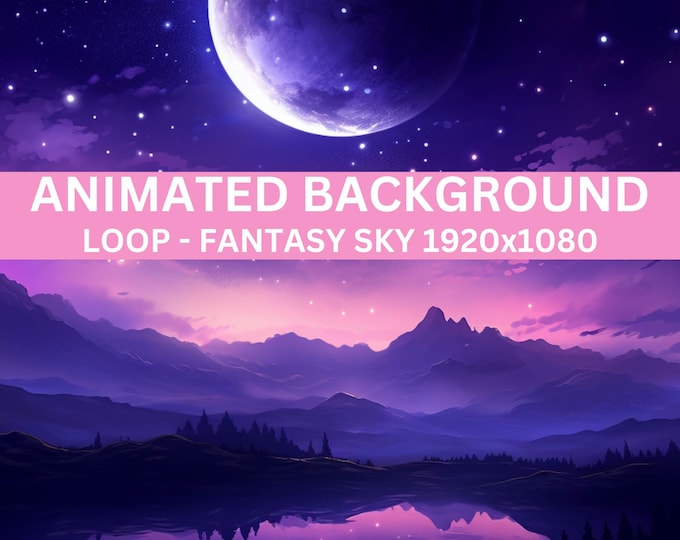 Animated Stream Screen Cyberpunk Room Looped Vtuber Background Twitch ...