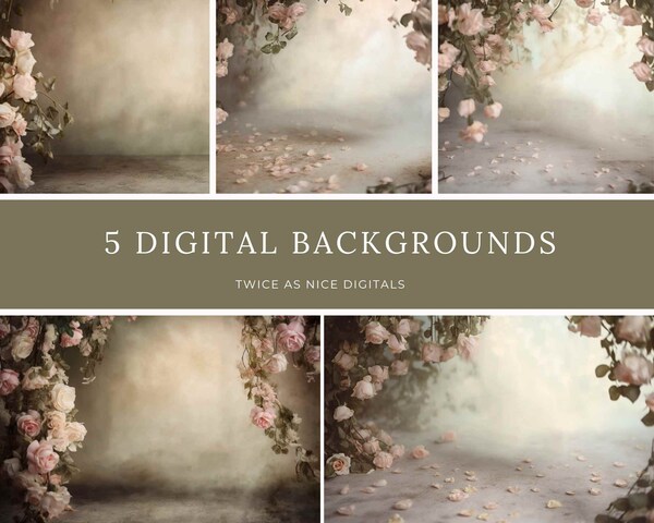 72 Portrait Digital Backgrounds Portrait Textures Fine Art - Etsy Canada