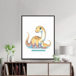 Mamasaurus SVG, Cute Dinosaur Family Design, Mama Saurus Png Shirt ...