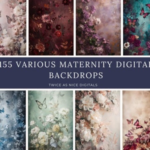155 Massive Maternity Digital Backdrop Bundle - 155 Various Fine Art ...