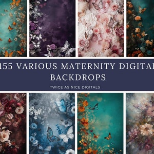 155 Massive Maternity Digital Backdrop Bundle - 155 Various Fine Art ...