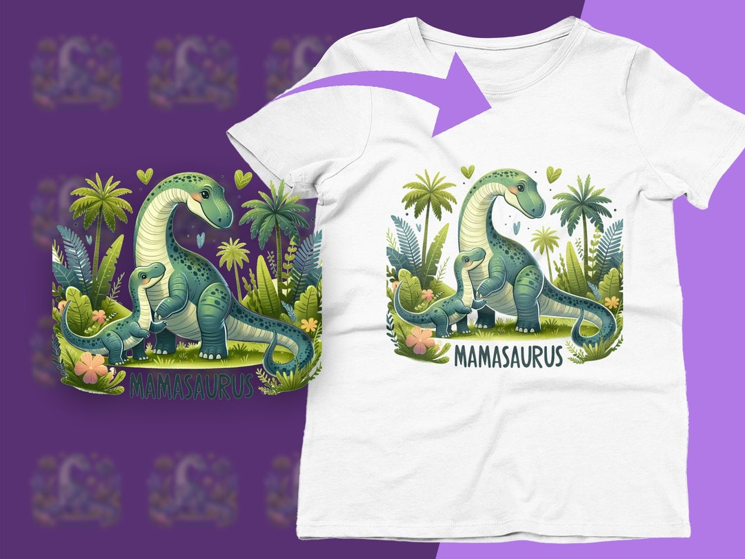 Mamasaurus SVG File for Cricut, Mama Dinosaur Digital Download ...