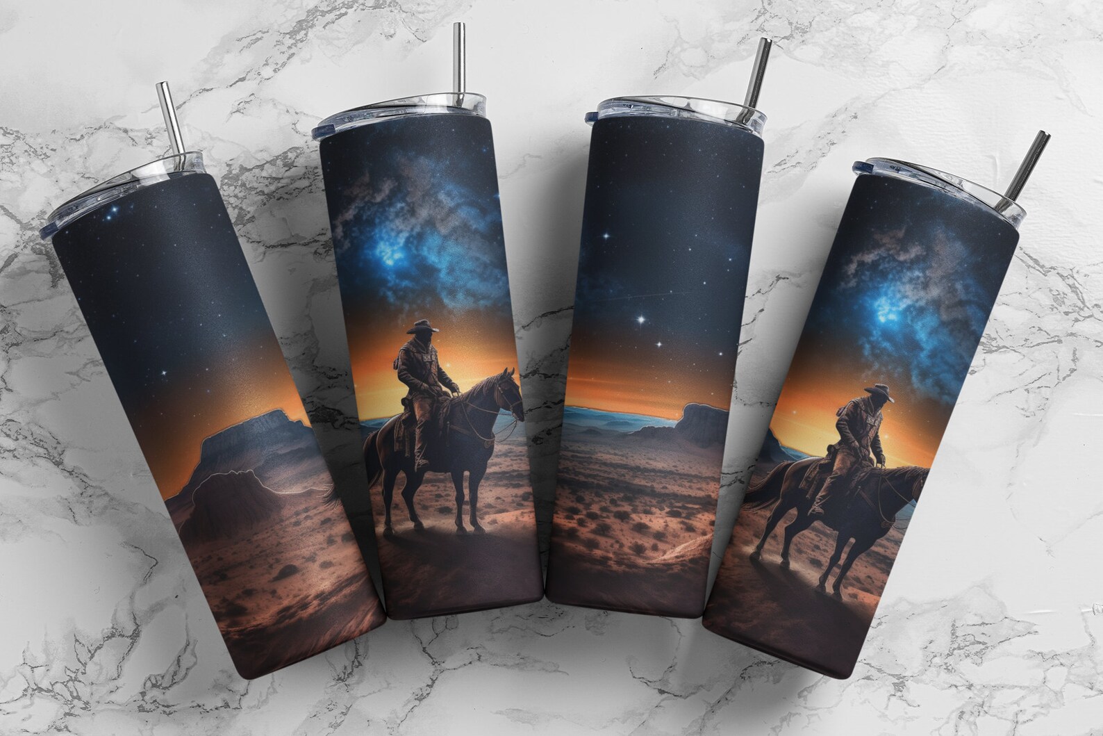 3x Cowboy Tumbler Wrap 20 Oz Sublimation Tumbler Design ,9.2x8.3 ...