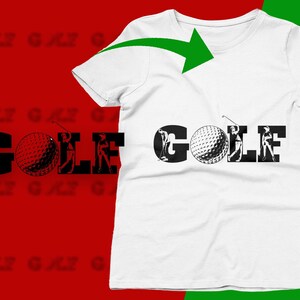 Golf SVG File for Cricut, Golf Ball SVG, Transparent Background, Png and Svg, T-shirt Mug Hat ...