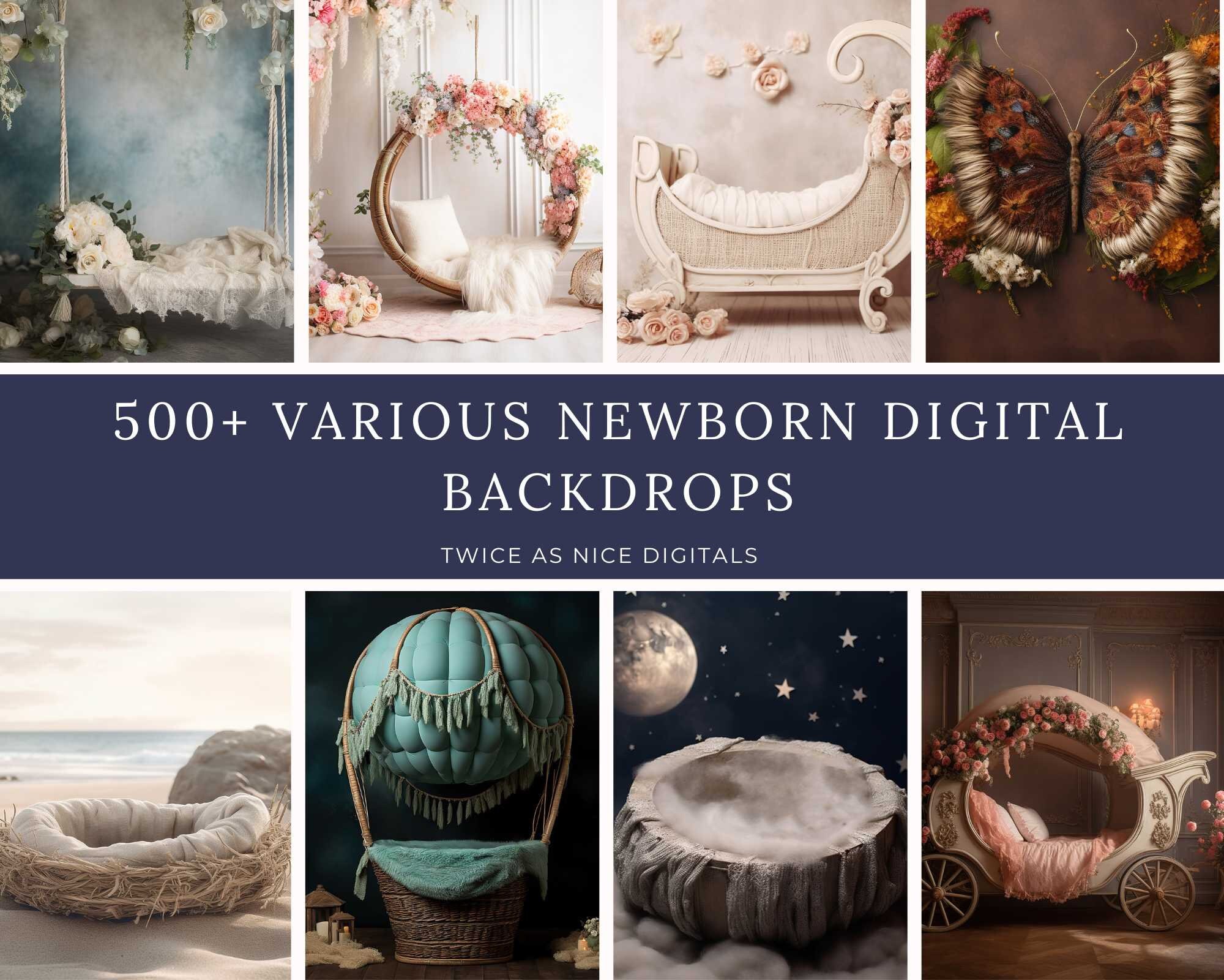 500+ Massive Newborn Digital Backdrop Bundle - Newborn Digital ...