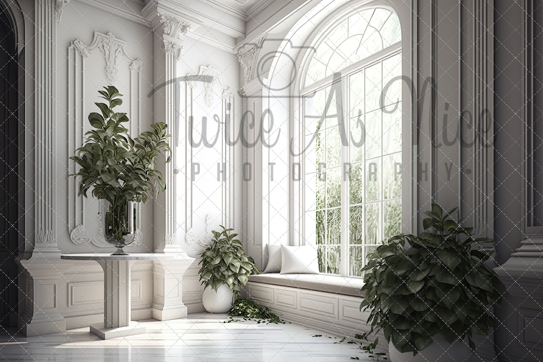 Maternity Digital Backdrop Background With Beautiful Window Light and ...