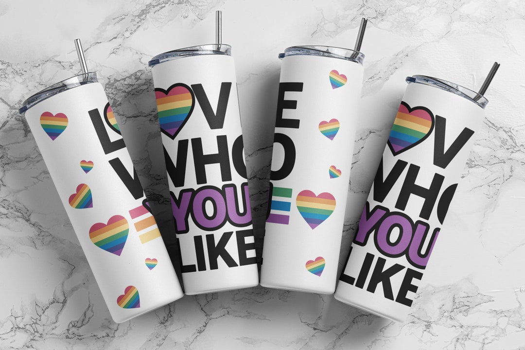 LBQT+ Pride Tumbler Wrap 20 Oz Sublimation Tumbler Design ,9.2x8.3 ...