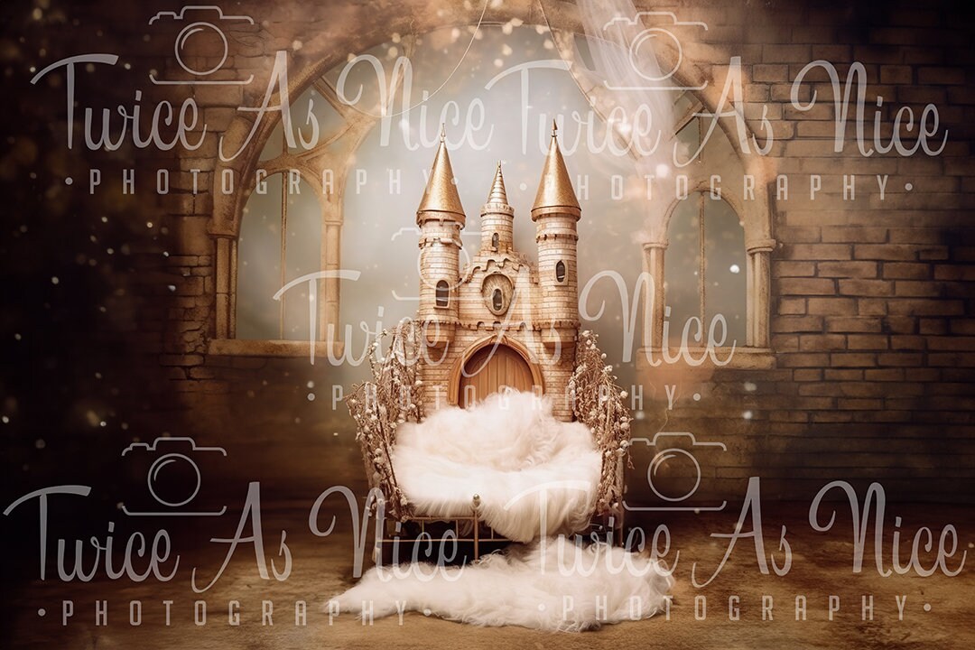 Newborn Digital Backdrop, Castle Digital Background Newborn, Backdrop ...