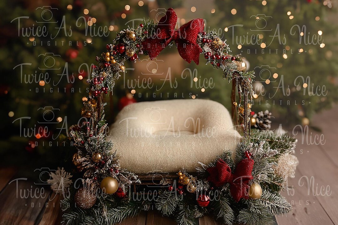 Christmas Newborn Digital Backdrop Newborn Digital Background- Design ...