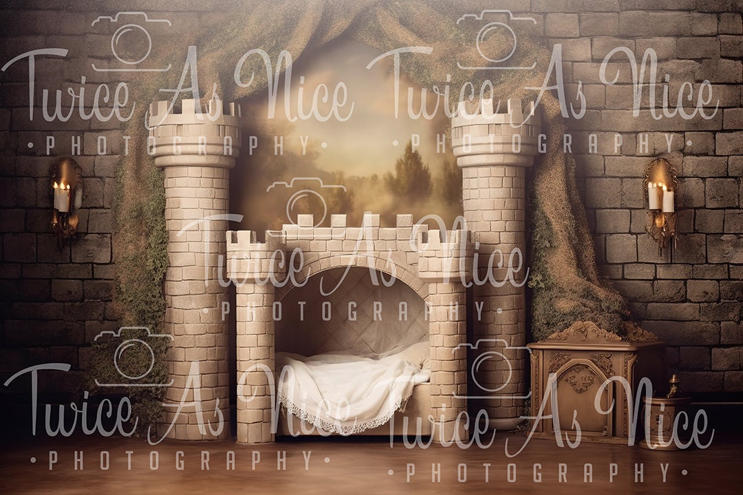 Newborn Digital Backdrop, Castle Digital Background Newborn, Backdrop ...