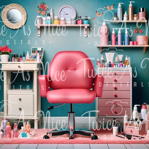 Beauty Salon Backdrop - Etsy