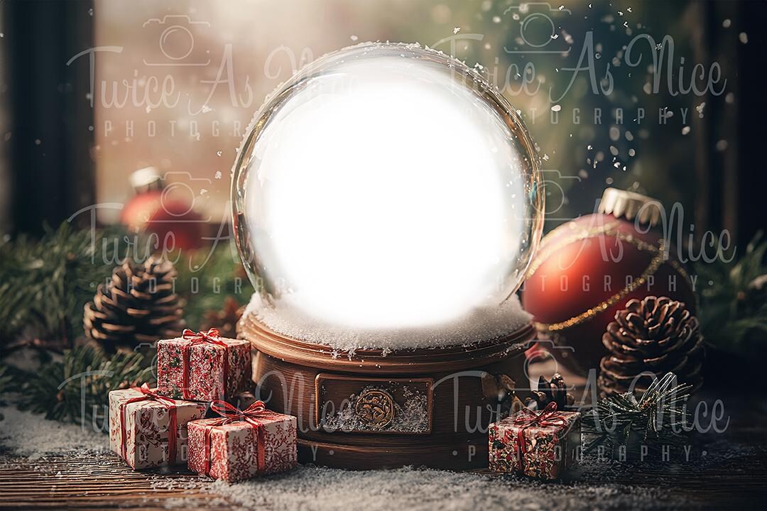 Newborn Digital Backdrop, Glass Ball Digital Background, Digital ...