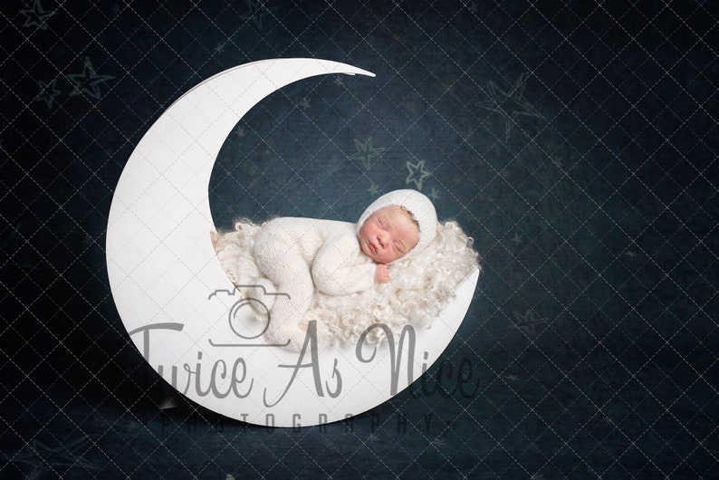 Newborn Digital Backdrop Moon Digital Background Newborn - Etsy