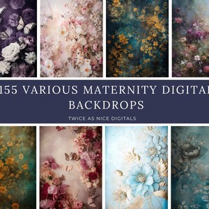 155 Massive Maternity Digital Backdrop Bundle - 155 Various Fine Art ...