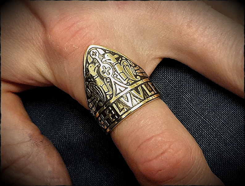Anglo Saxon Aethelwulf Ring - Etsy