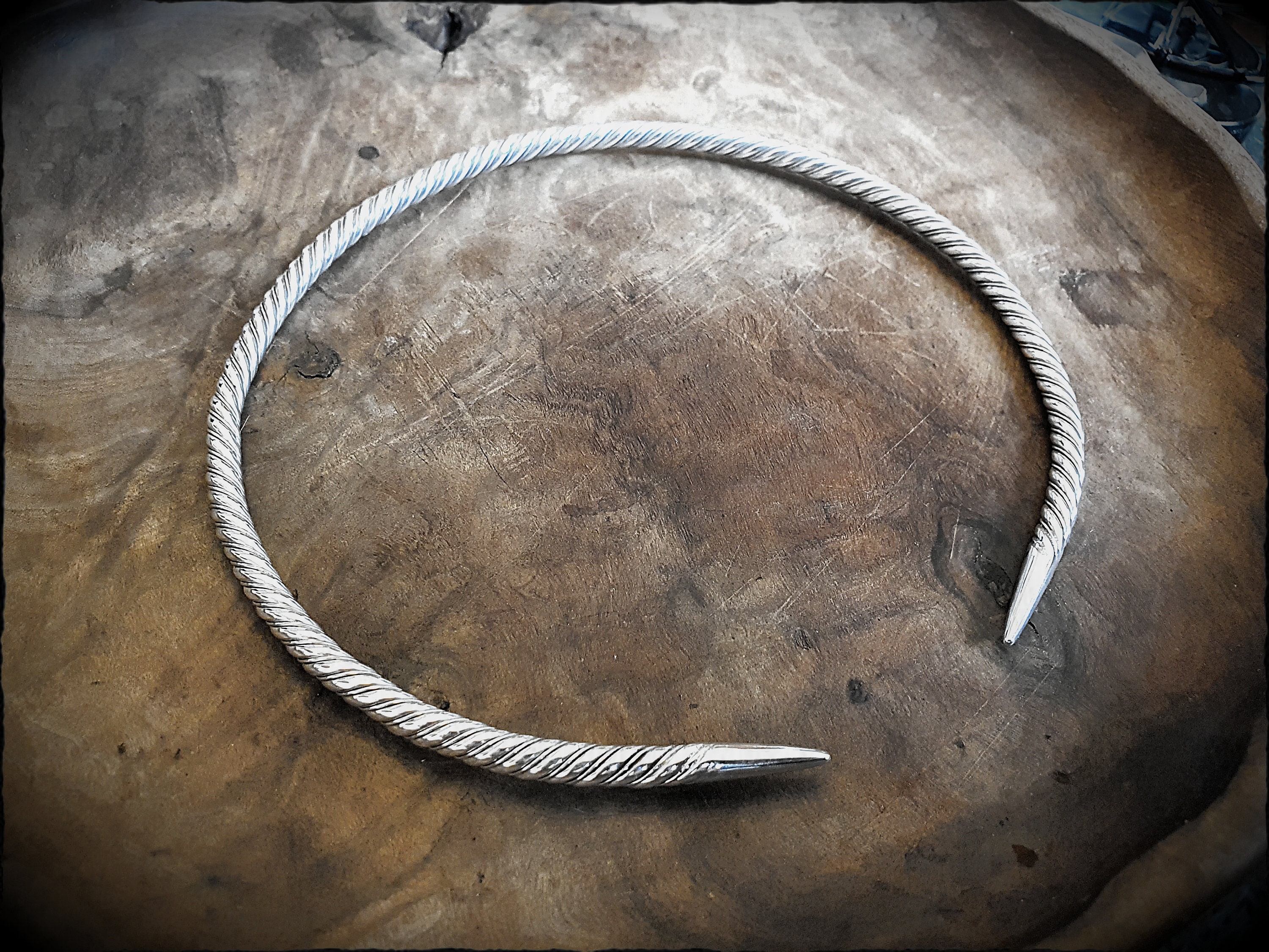 Sterling Silver Viking Celtic Torc | Etsy