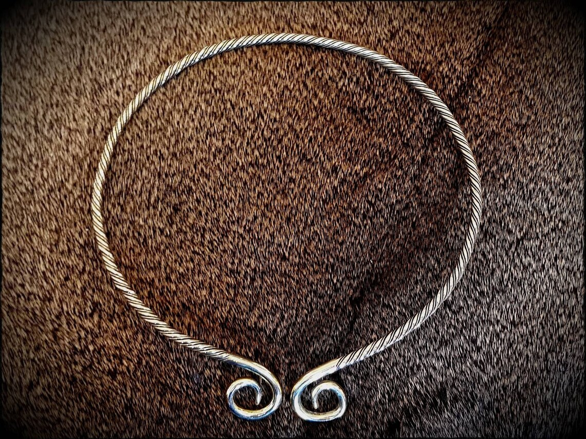 Viking Celtic Bronze Torc | Etsy