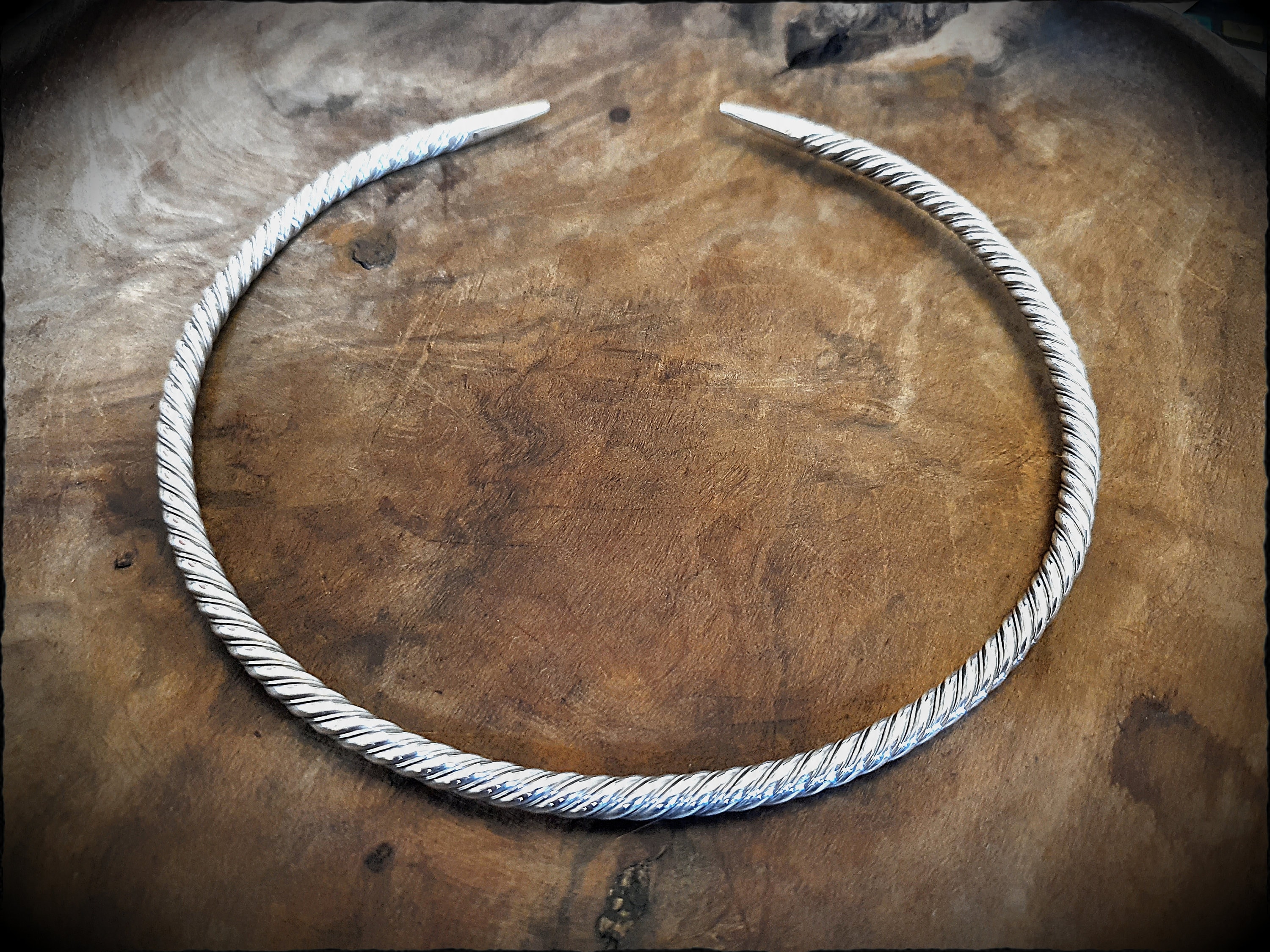 Sterling Silver Viking Celtic Torc | Etsy