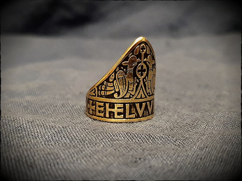 Anglo Saxon Aethelwulf Ring - Etsy