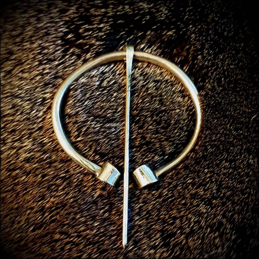 Viking Saxon Penannular Fibula Cloak Pin Brooch - Etsy UK