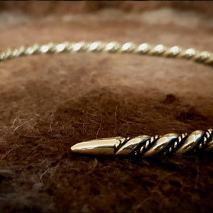 Viking Celtic Bronze Torc - Etsy UK