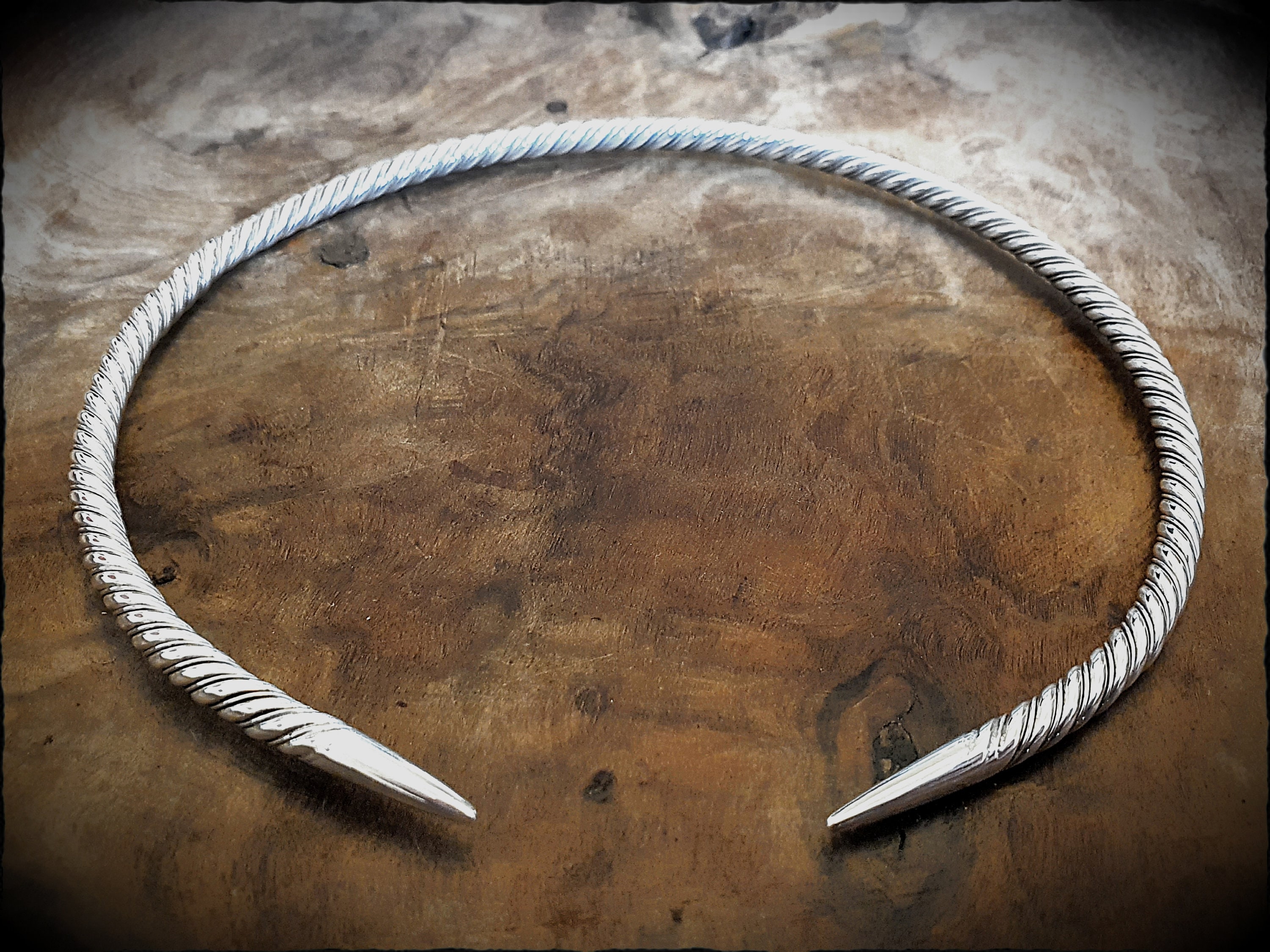 Sterling Silver Viking Celtic Torc | Etsy