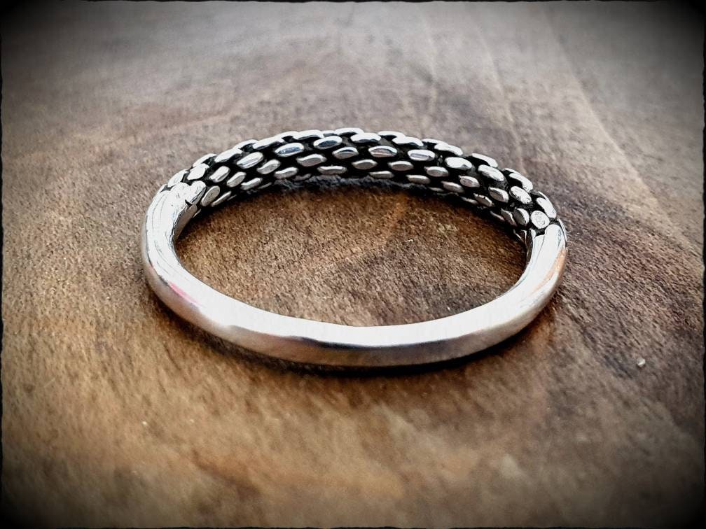 Sterling Silver .925 Hand Forged Viking Ring - Etsy UK