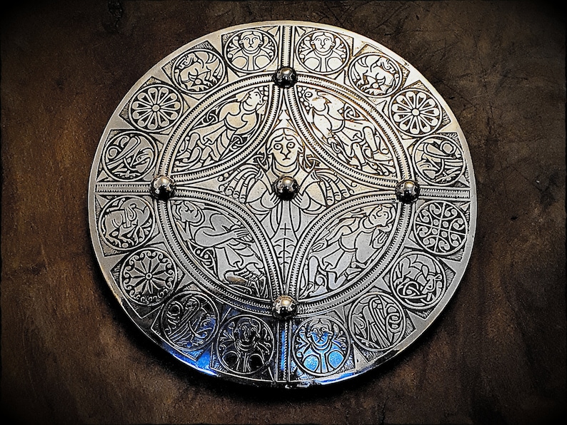 Anglo Saxon Fuller Disc Brooch - Etsy