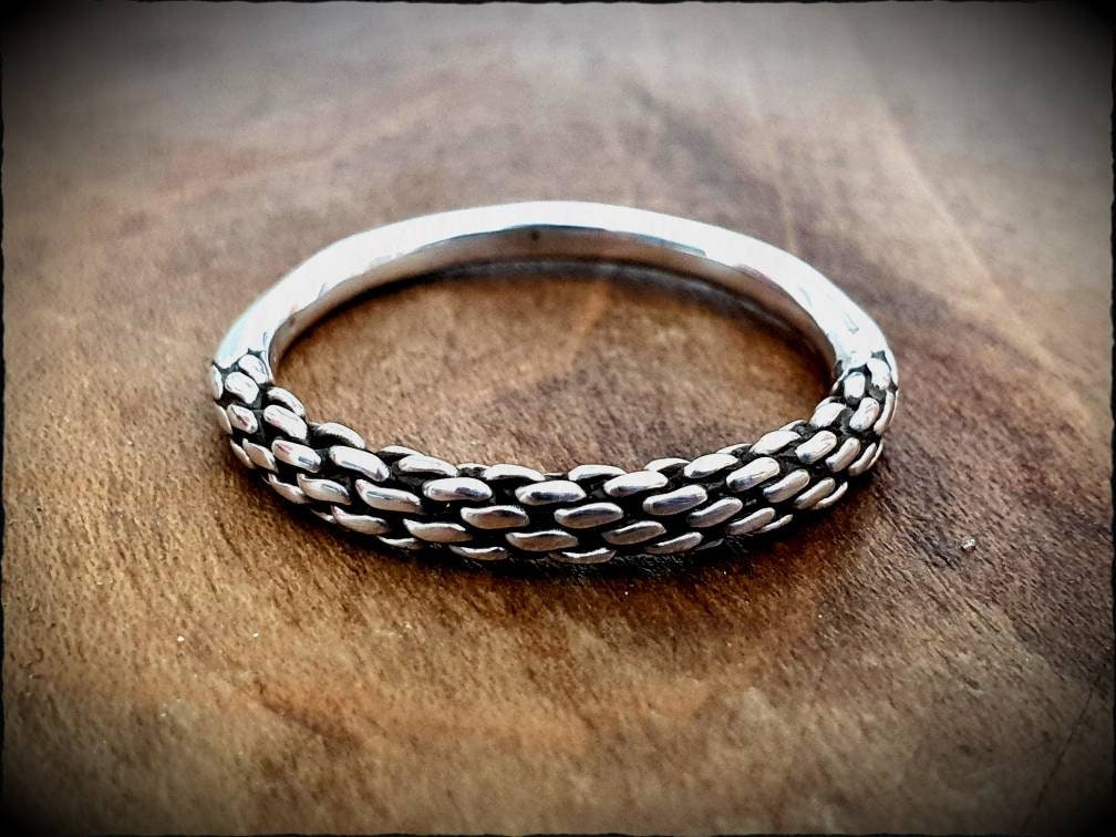 Sterling Silver .925 Hand Forged Viking Ring - Etsy UK