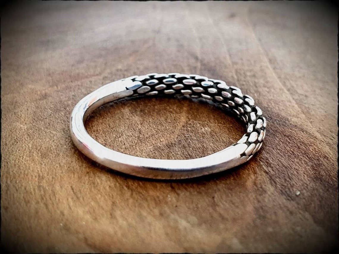 Sterling Silver .925 Hand Forged Viking Ring - Etsy UK