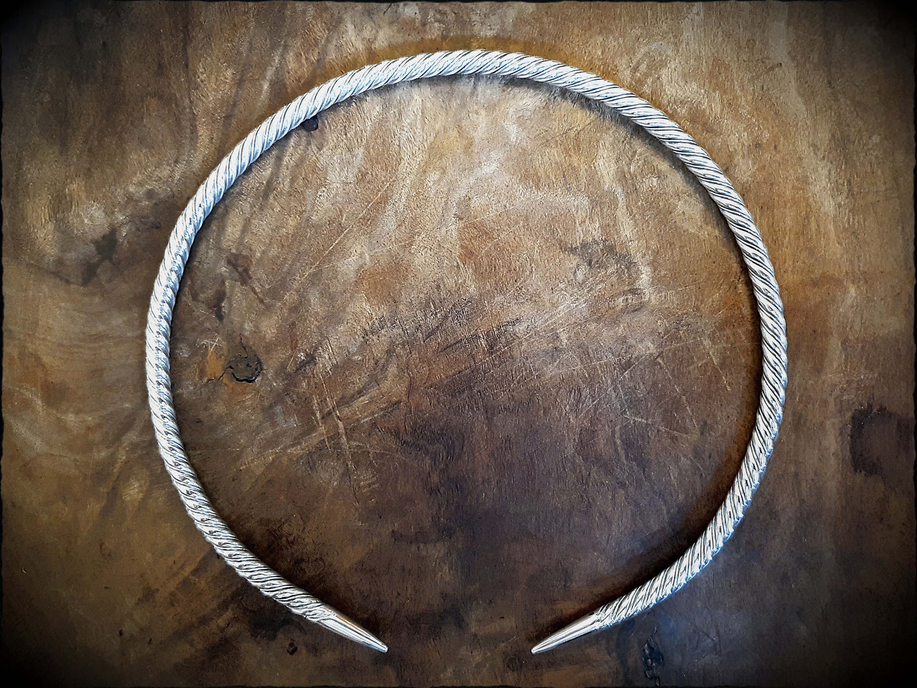 Sterling Silver Viking Celtic Torc | Etsy