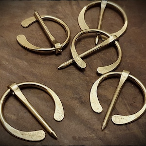 Small Viking/saxon/celtic Penannular Brooch Pins - Etsy UK