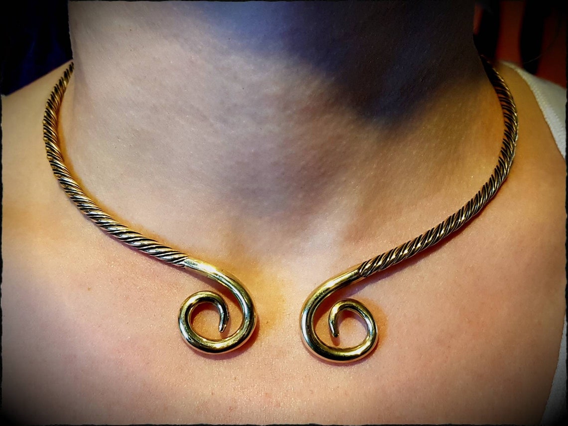 Viking Celtic Bronze Torc | Etsy