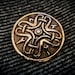 Viking Norse Bronze Circular Disc Brooch - Etsy UK