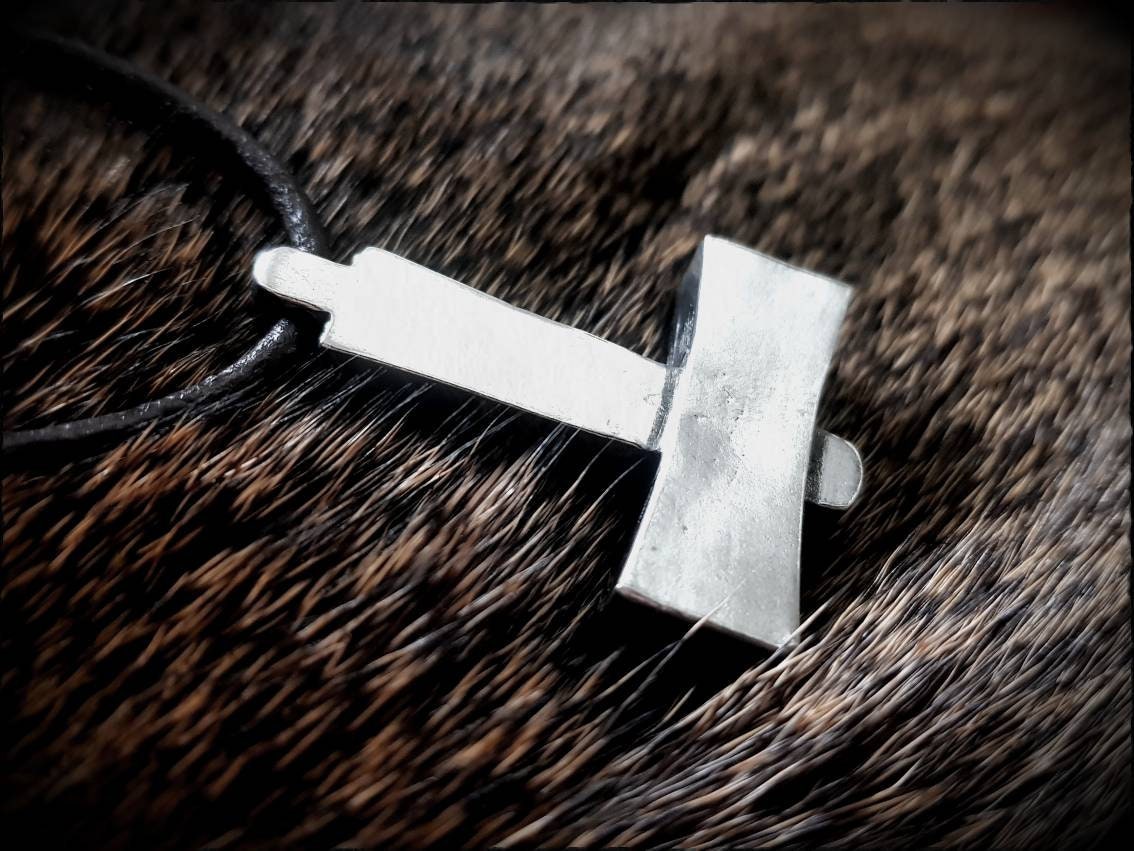 Mjolnir Thors Hammer Pendant Necklace - Etsy UK