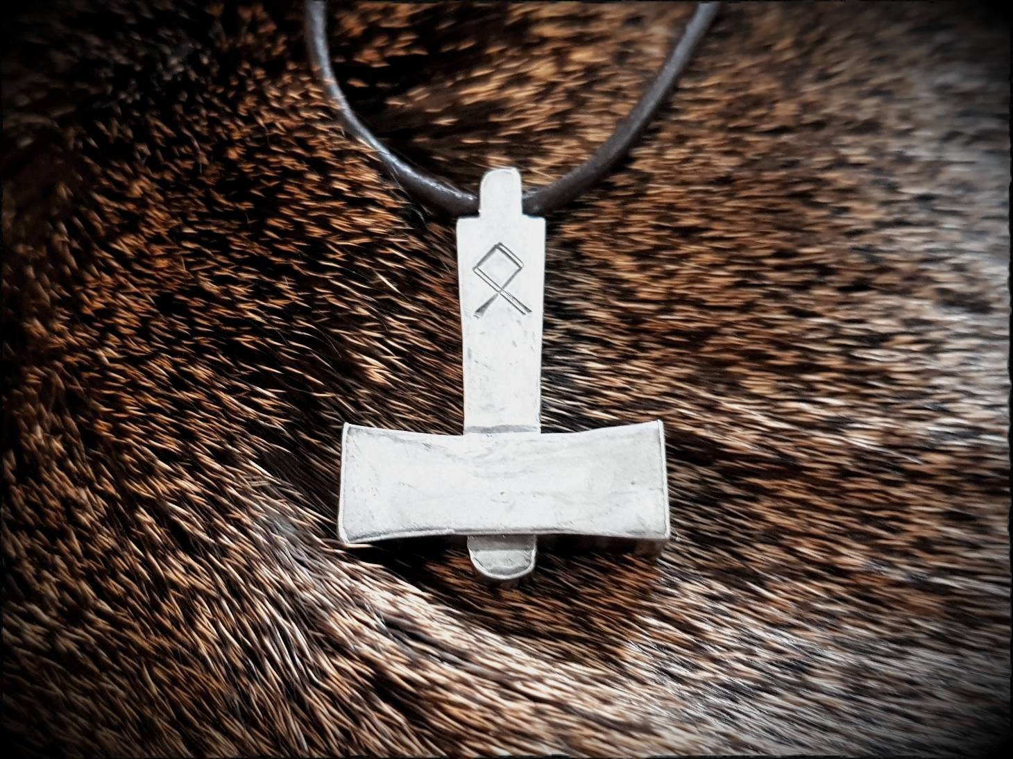 Mjolnir Thors Hammer Pendant Necklace | Etsy