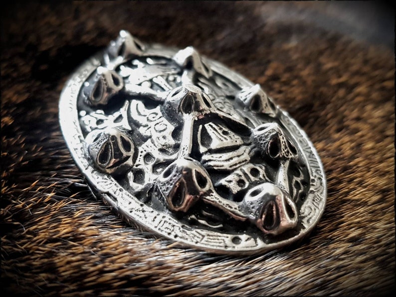 Viking Saxon Chunky Tortoise Shell Brooch Cloak Pin Badge | Etsy UK