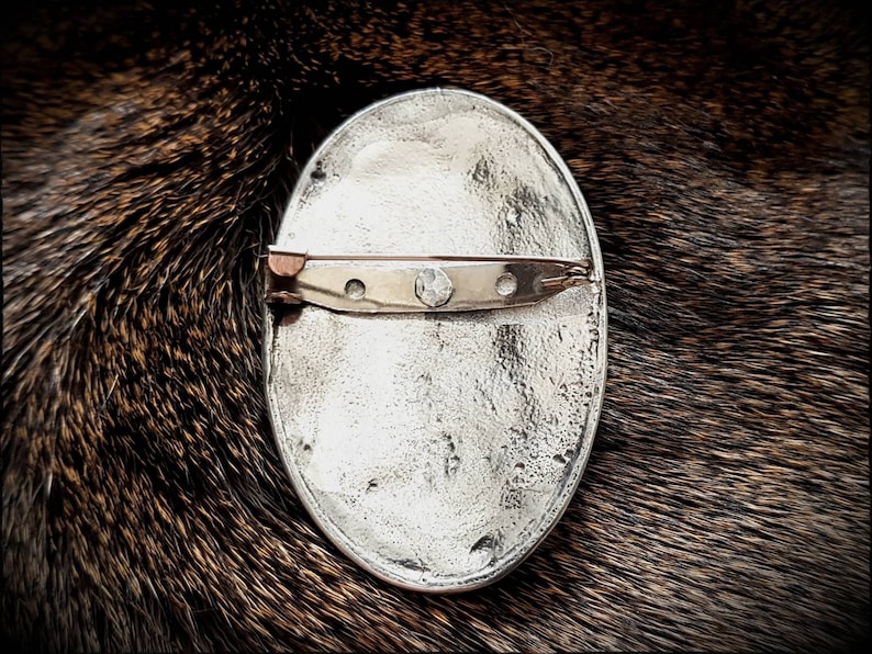 Viking Saxon Chunky Tortoise Shell Brooch Cloak Pin Badge - Etsy