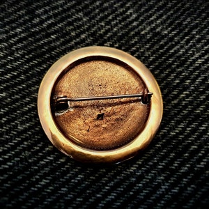 Viking Norse Bronze Circular Disc Brooch - Etsy
