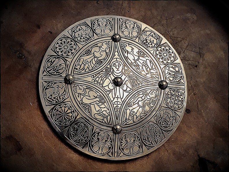 Anglo Saxon Fuller Disc Brooch - Etsy