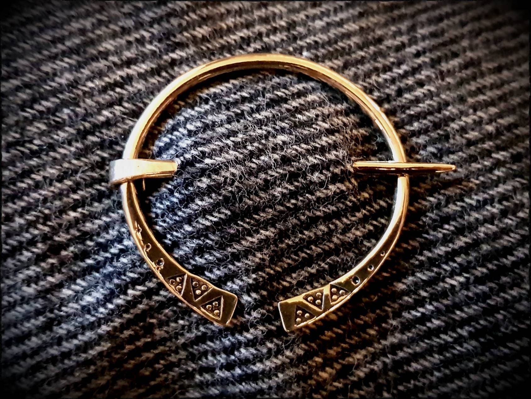 Viking Saxon Penannular Fibula Cloak Pin Brooch - Etsy Australia