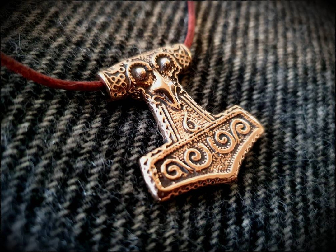 Bronze Raven Mjolnir Thors Hammer From Skane - Etsy