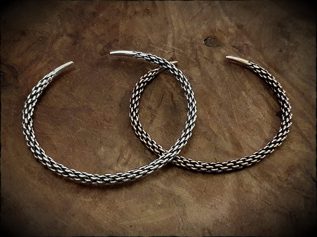 Viking Twisted Braided Bracelet Arm Ring - Etsy